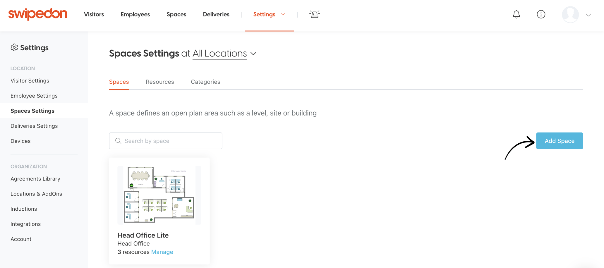 Getting started with SwipedOn Spaces